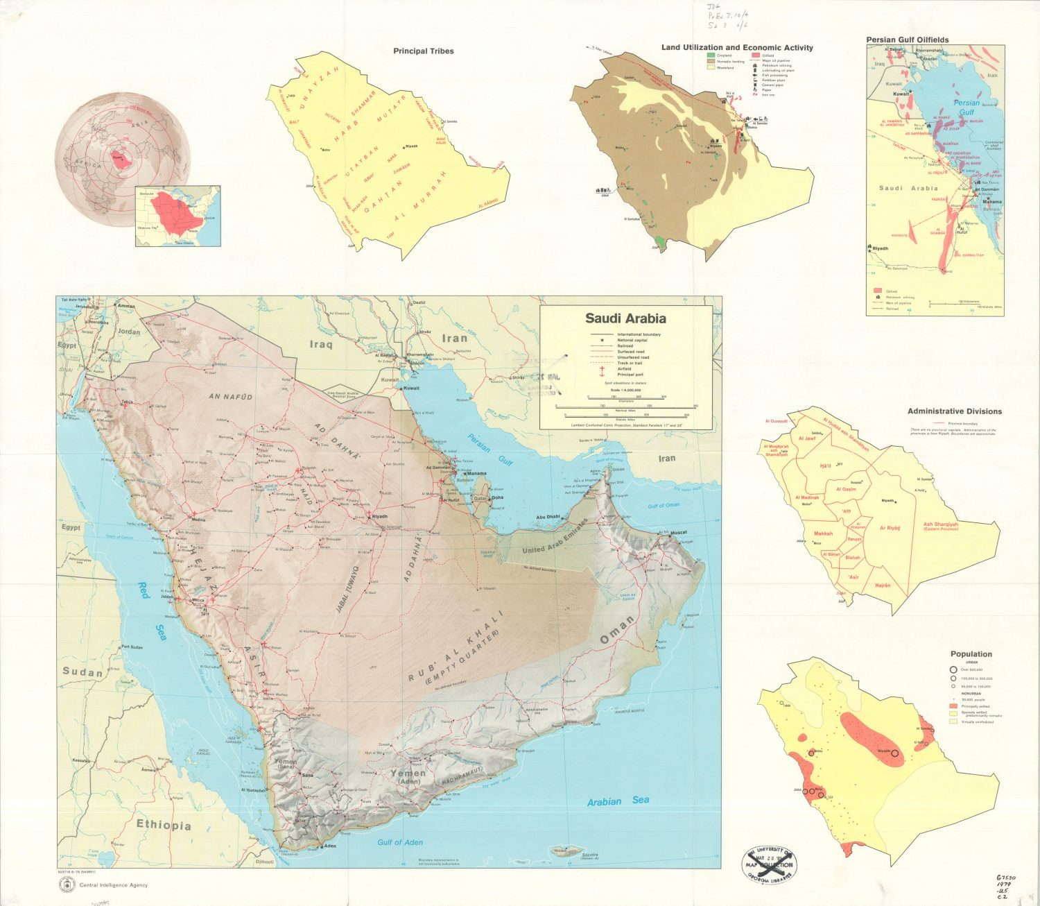 Saudi Arabia - Curtis Wright Maps