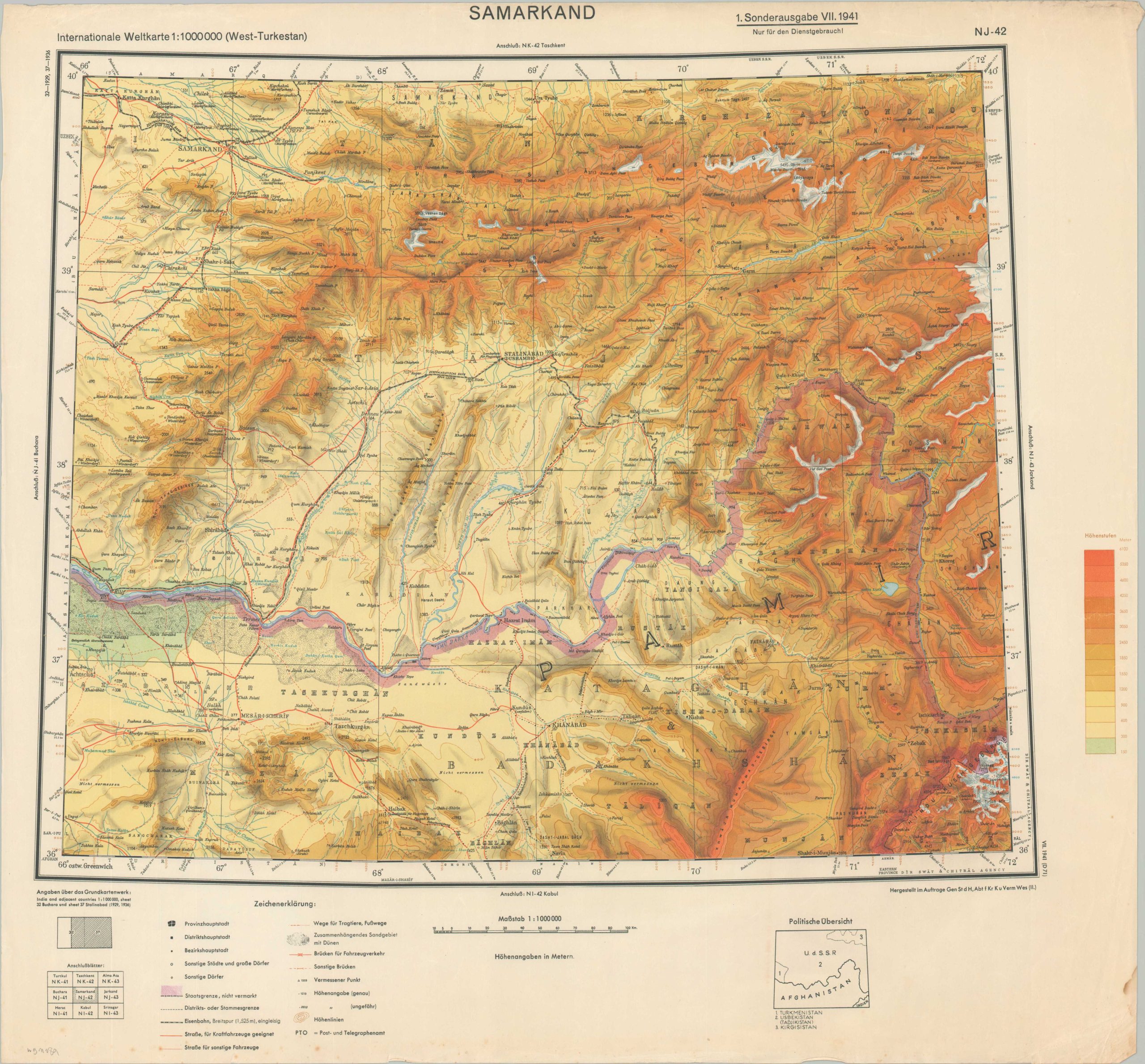 Samarkand NJ-42 [Uzbekistan] - Curtis Wright Maps