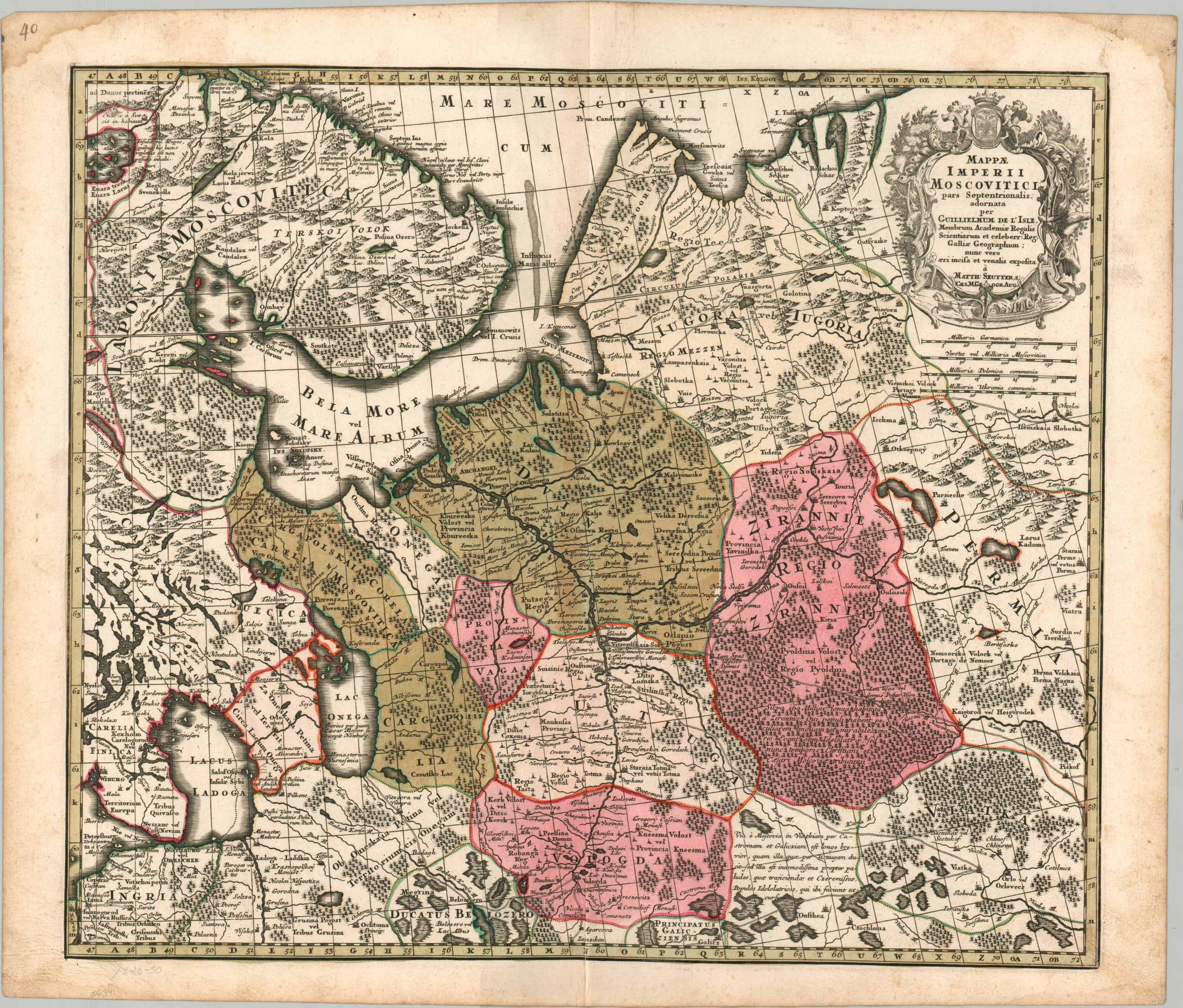 Mappae Imperii Moscovitici pars Septentrionalis... - Curtis Wright Maps