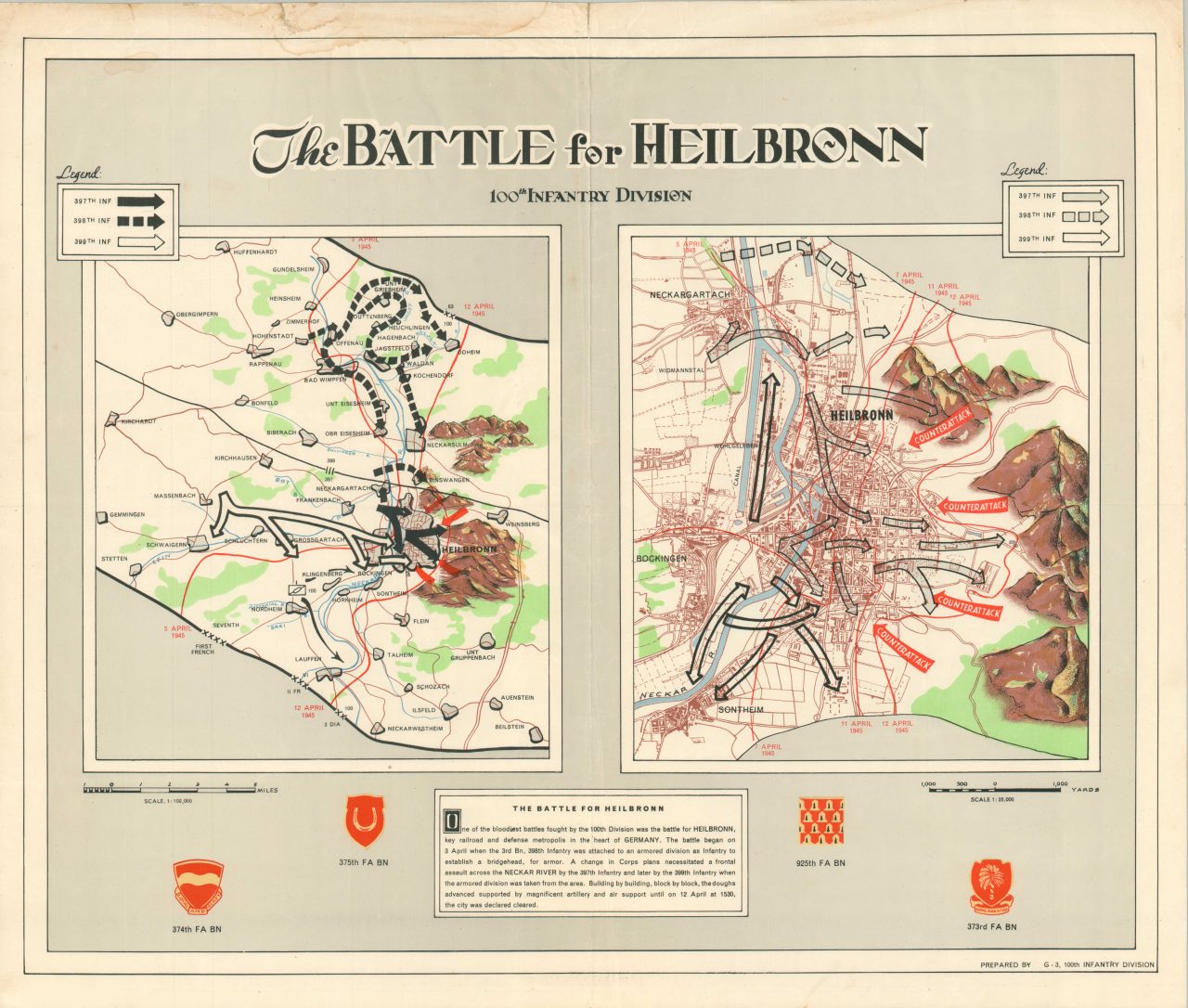 Operations of the 100th Infantry Division in the European Theater of ...