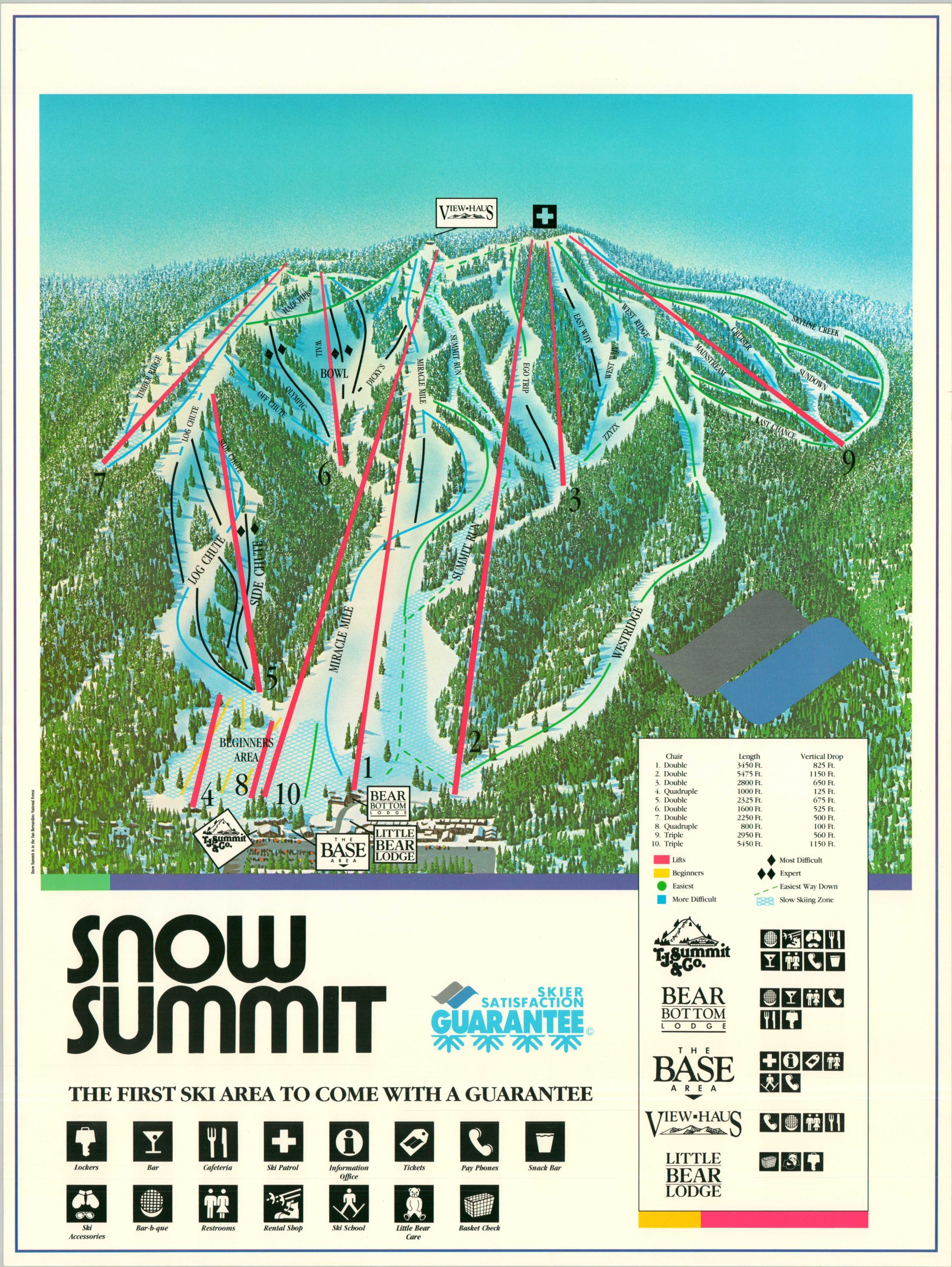 Snow Summit - Curtis Wright Maps
