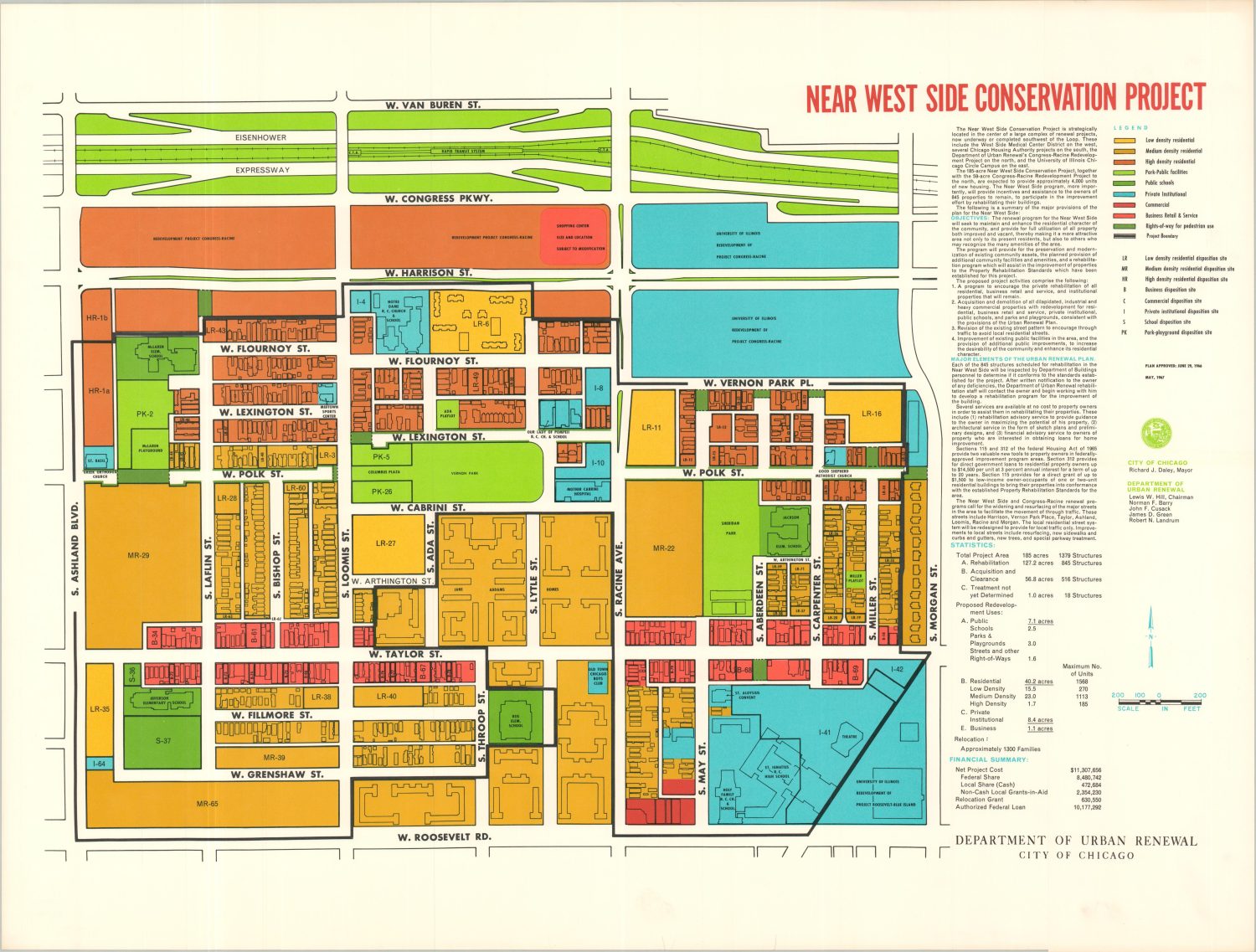 [Maps of Chicago Urban Renewal Projects] - Curtis Wright Maps