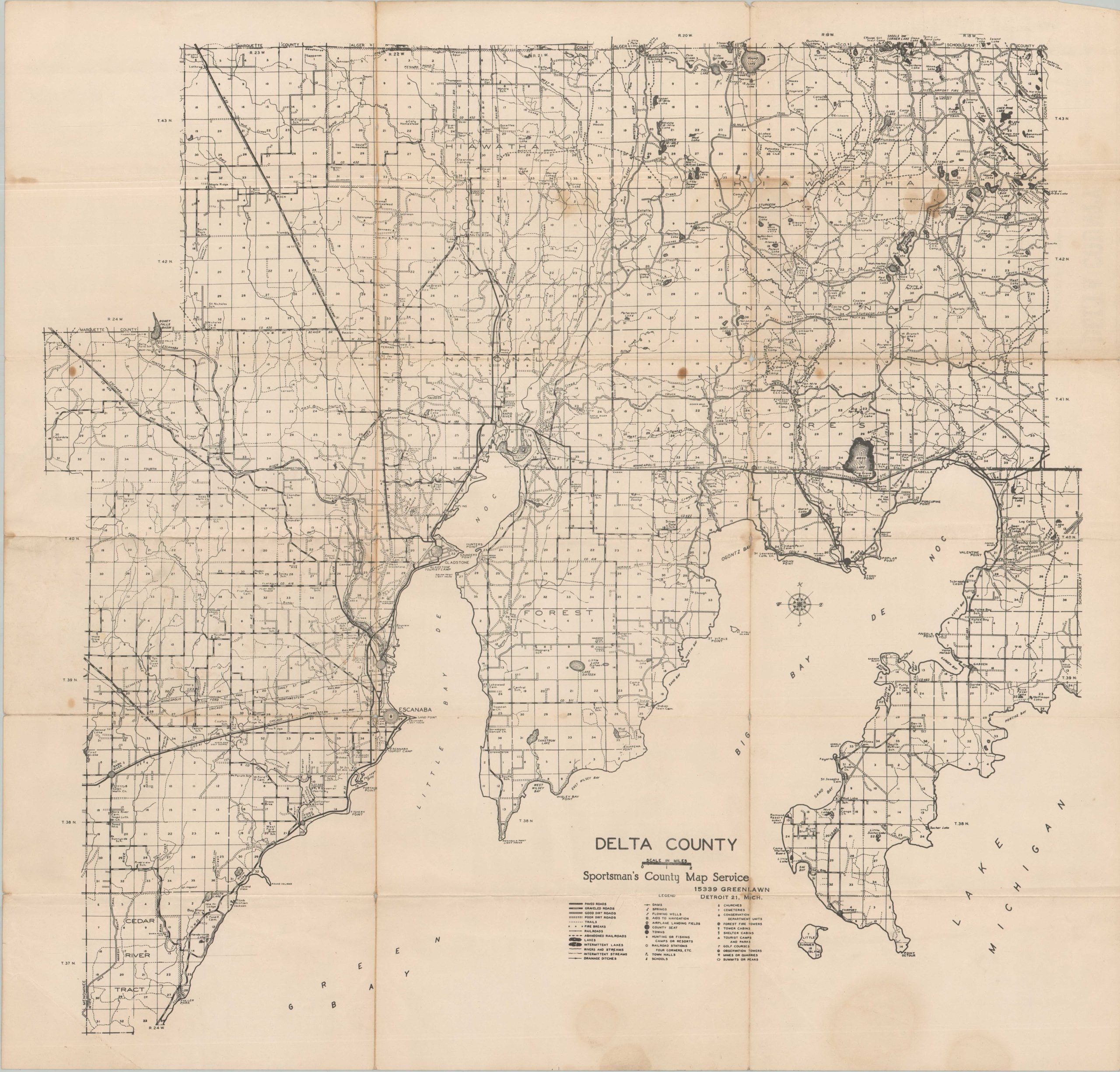 [Delta County, Schoolcraft County, Missaukee County, and Luce County ...