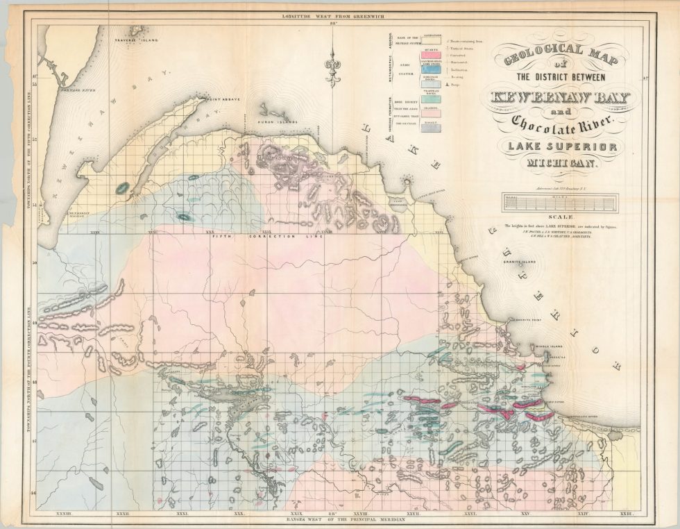 [Geologic Maps of Michigan's Upper Peninsula] - Curtis Wright Maps