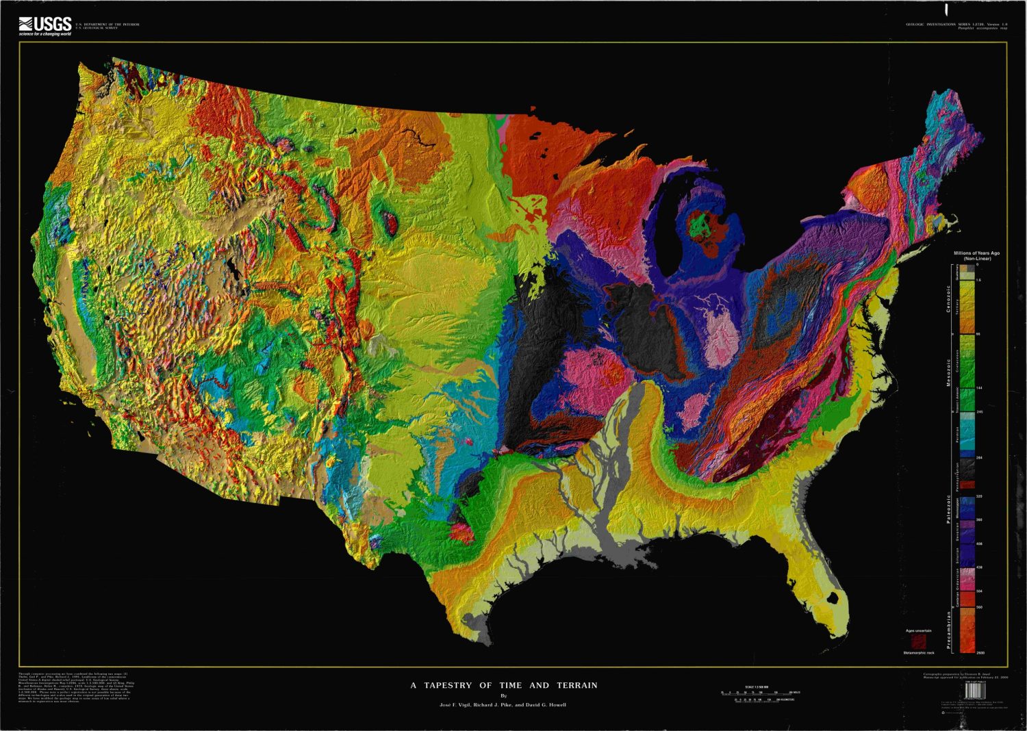 A Tapestry of Time and Terrain - Curtis Wright Maps
