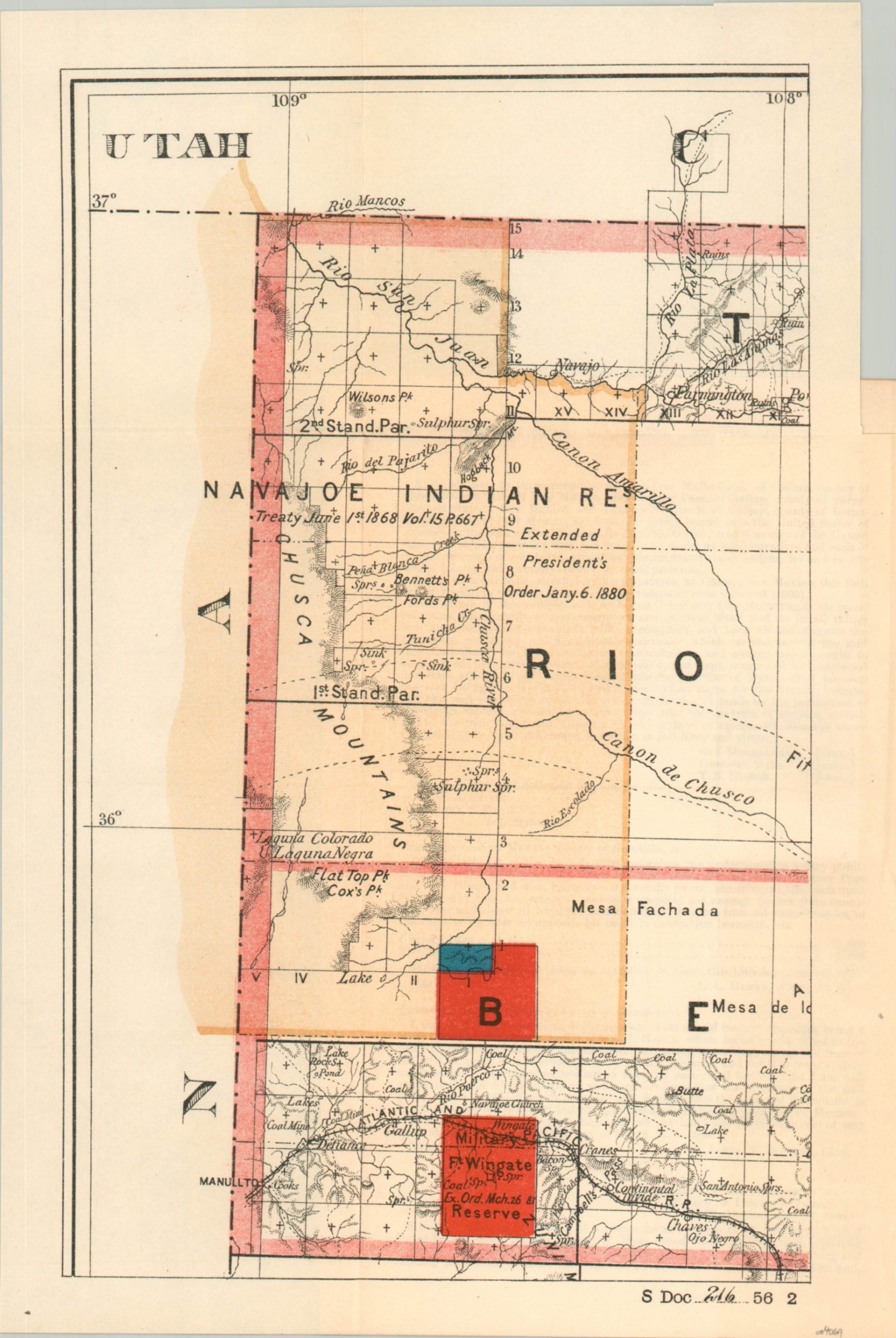 Arizona Indian Reservation Map