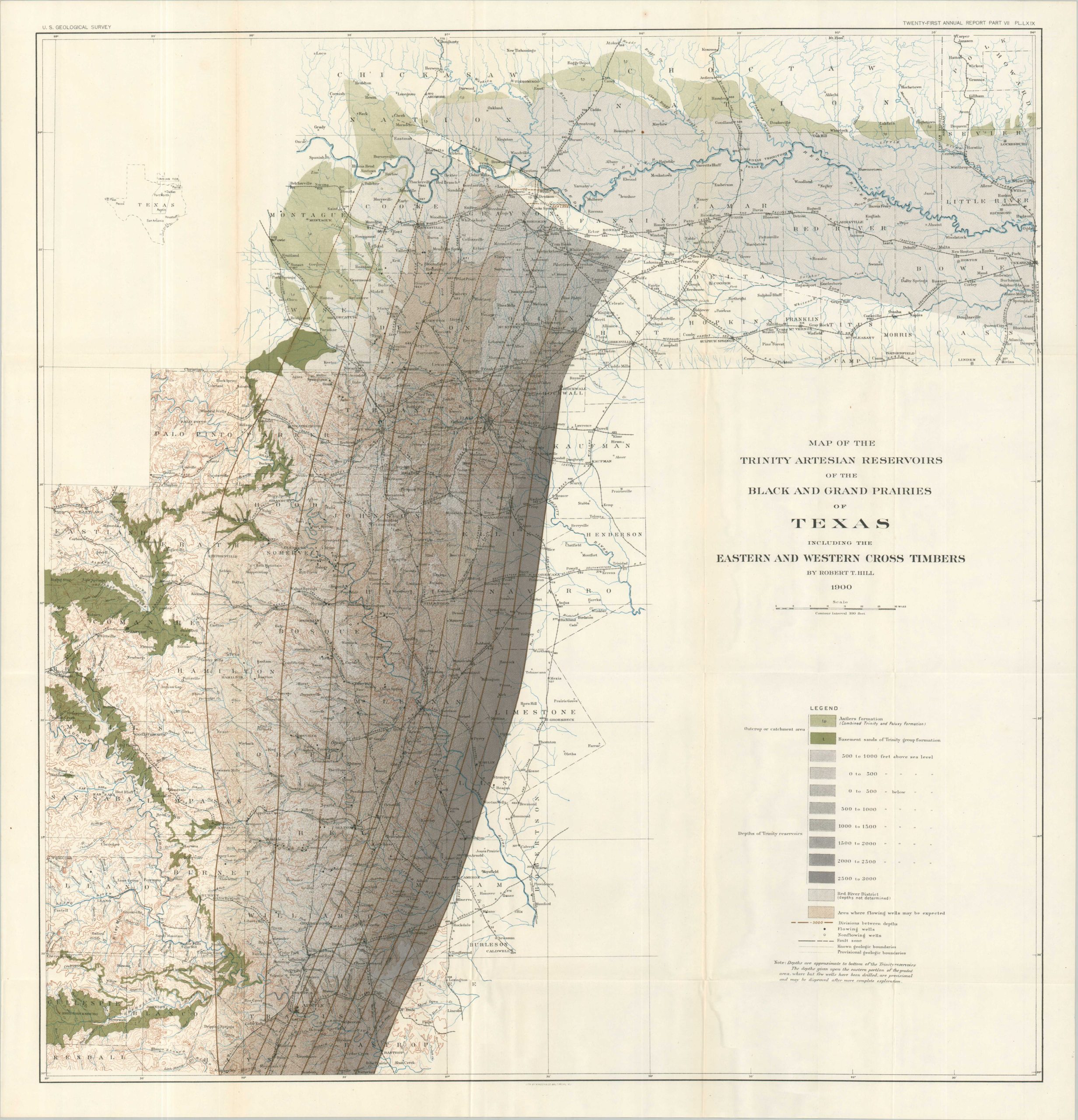 Geography and Geology of the Black and Grand Prairies, Texas - Curtis Wright Maps