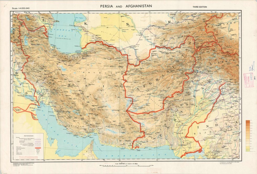 Persia and Afghanistan - Curtis Wright Maps
