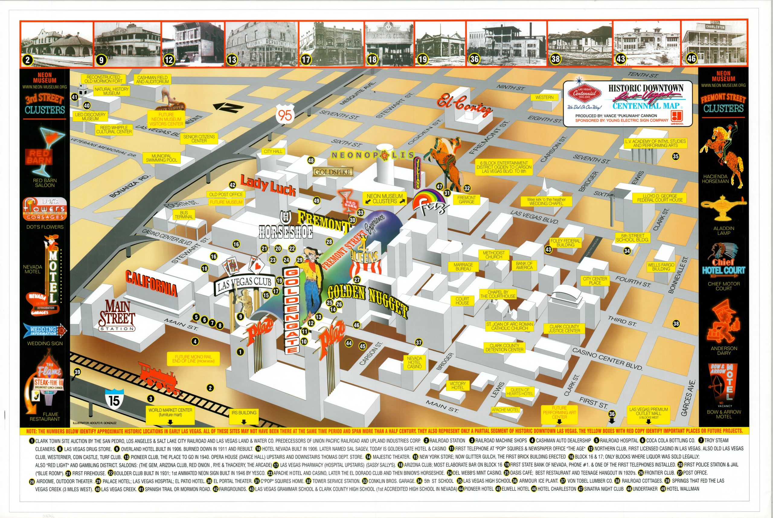 Old Downtown Las Vegas Map Map Of The Las Vegas Strip, Las Vegas,