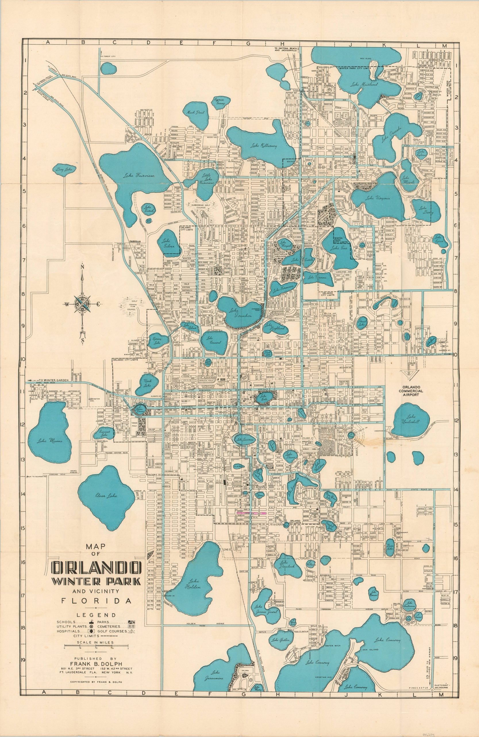 Winter Park Map Florida
