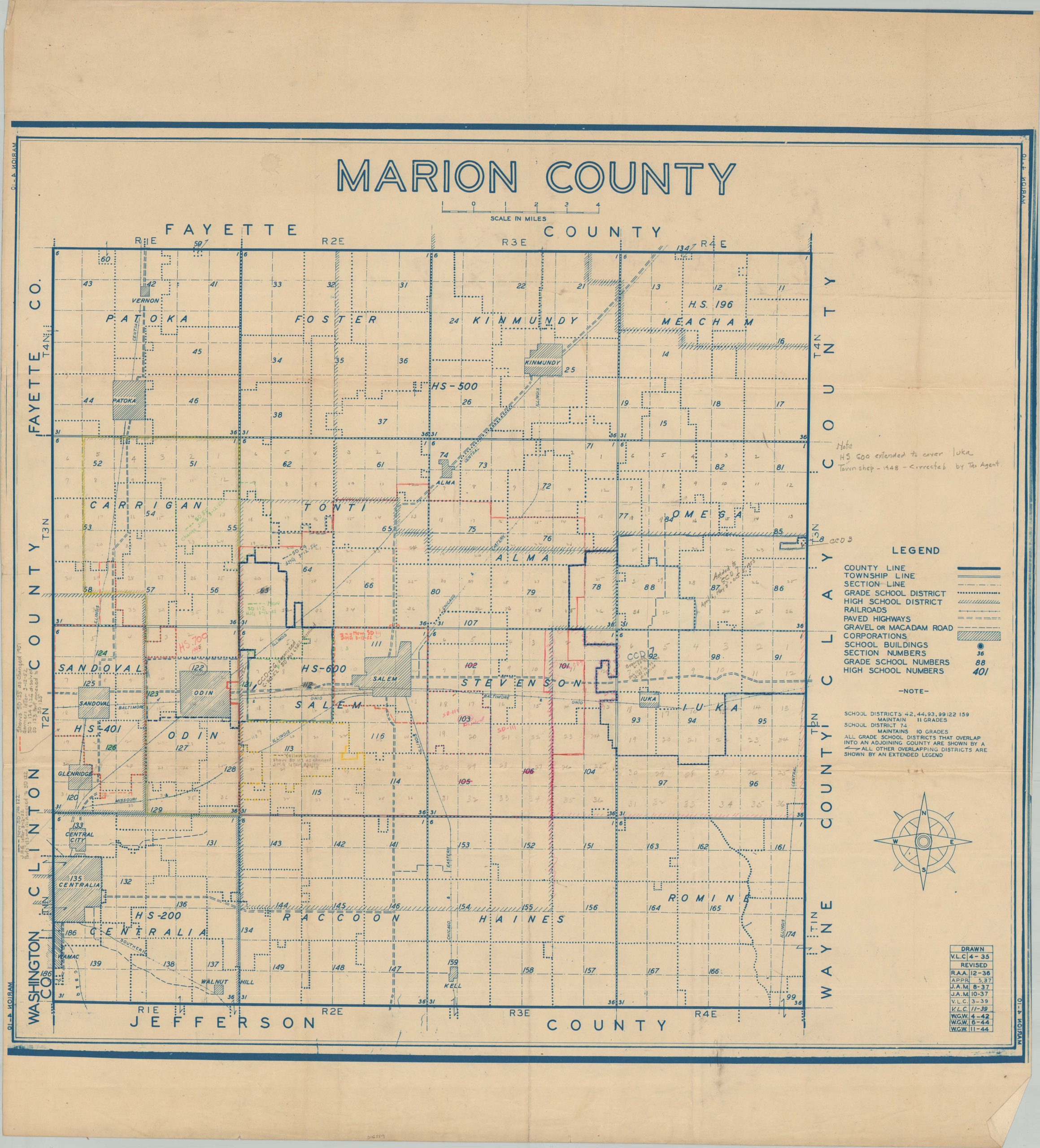 Marion County - Curtis Wright Maps