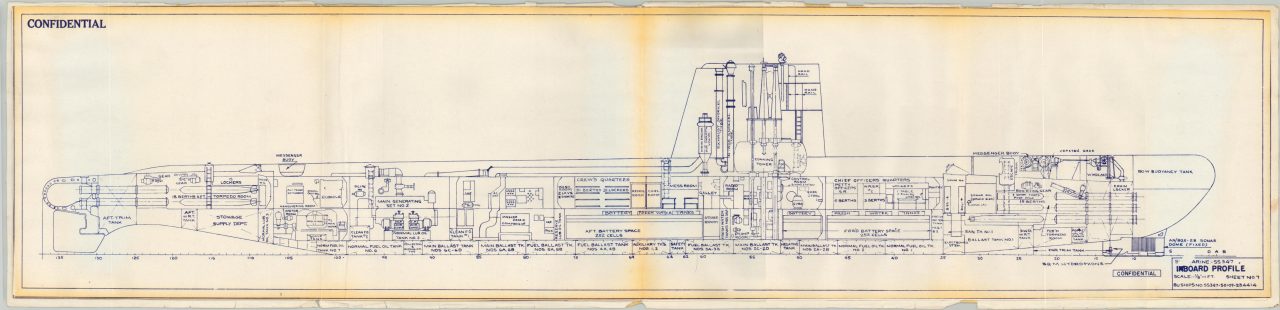 U.S. Submarine SS347 Booklet of General Plans [U.S.S. Cubera] - Curtis ...