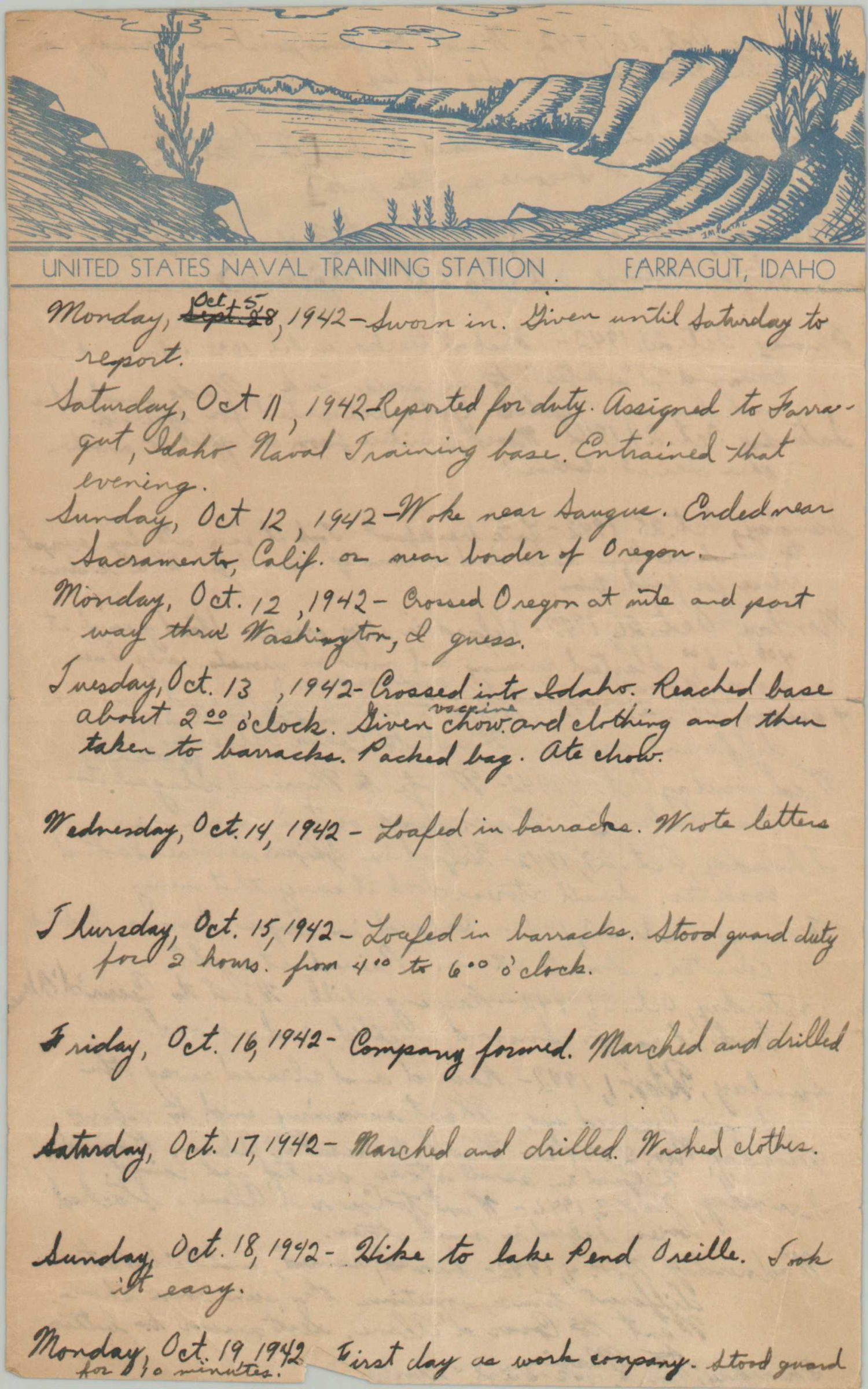 [Account and Manuscript Map of the Battle off Samar] - Curtis Wright Maps