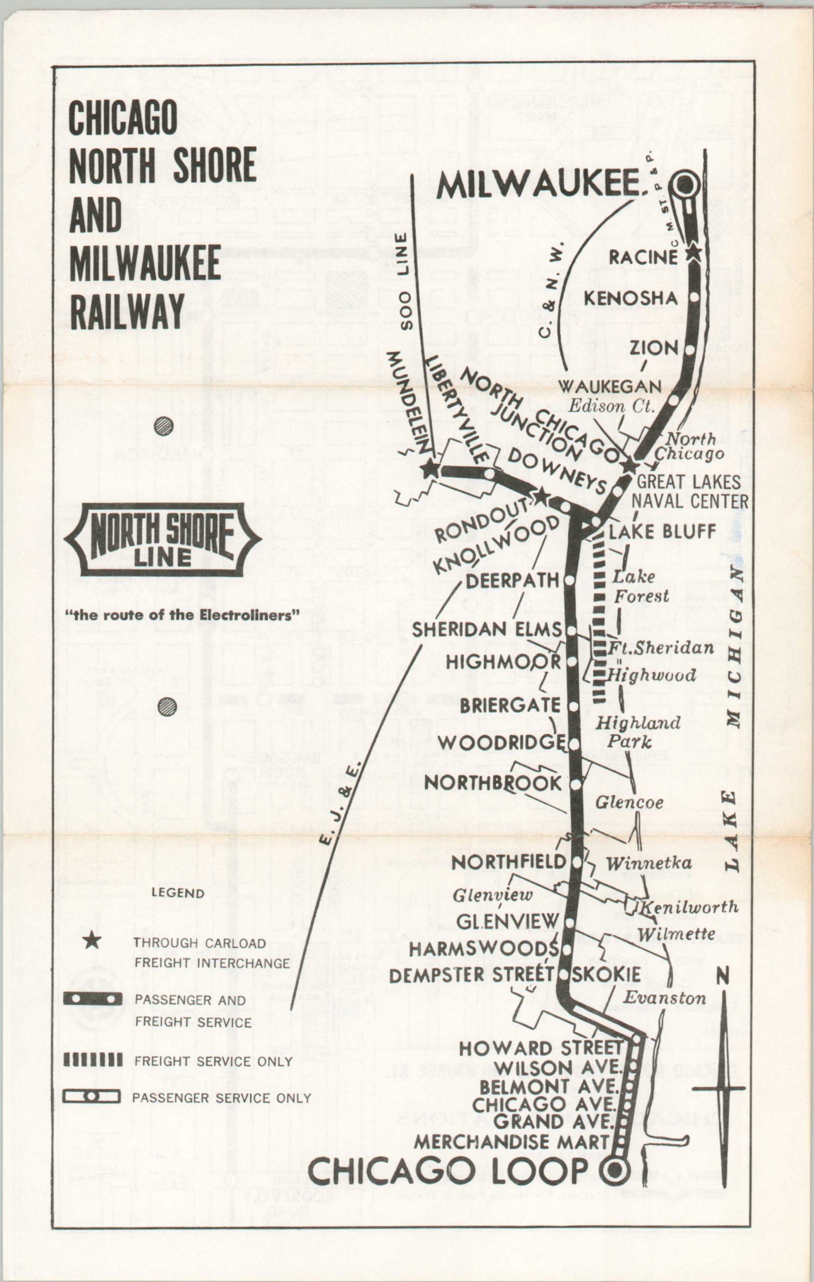 [Collection of North Shore Line Maps & Ephemera] - Curtis Wright Maps