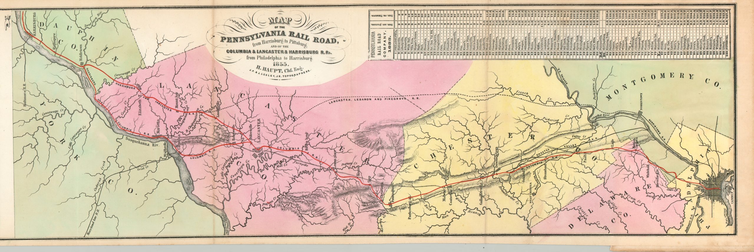 Guide for the Pennsylvania Railroad, with an Extensive Map; Including ...