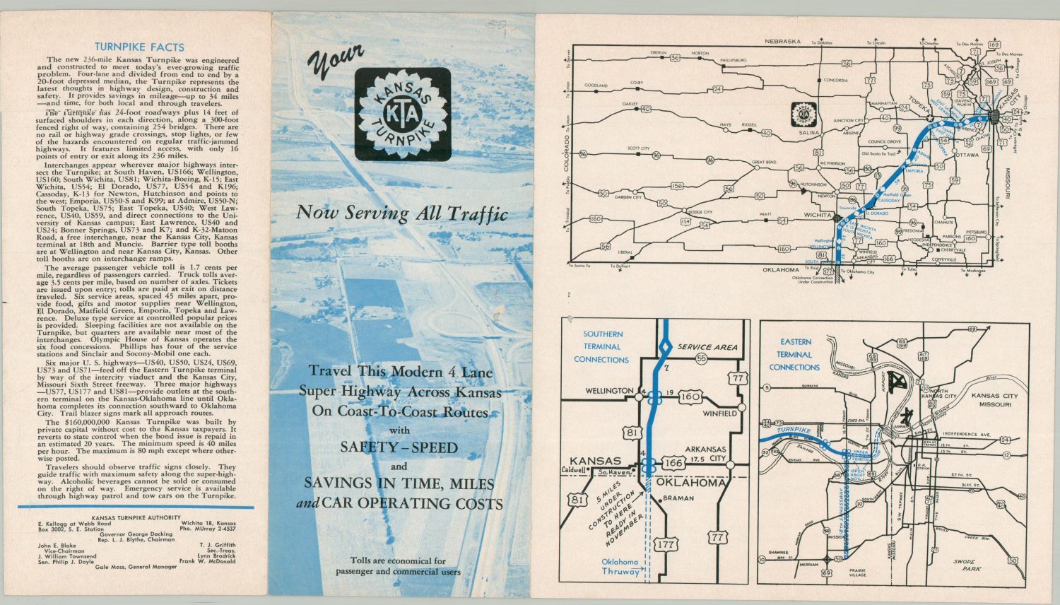 Your Kansas Turnpike - Curtis Wright Maps
